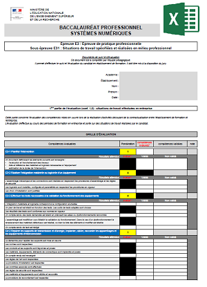 Grilles des épreuves E31 et E32 - Génie électrique, électrotechnique et électronique en LP dans ...